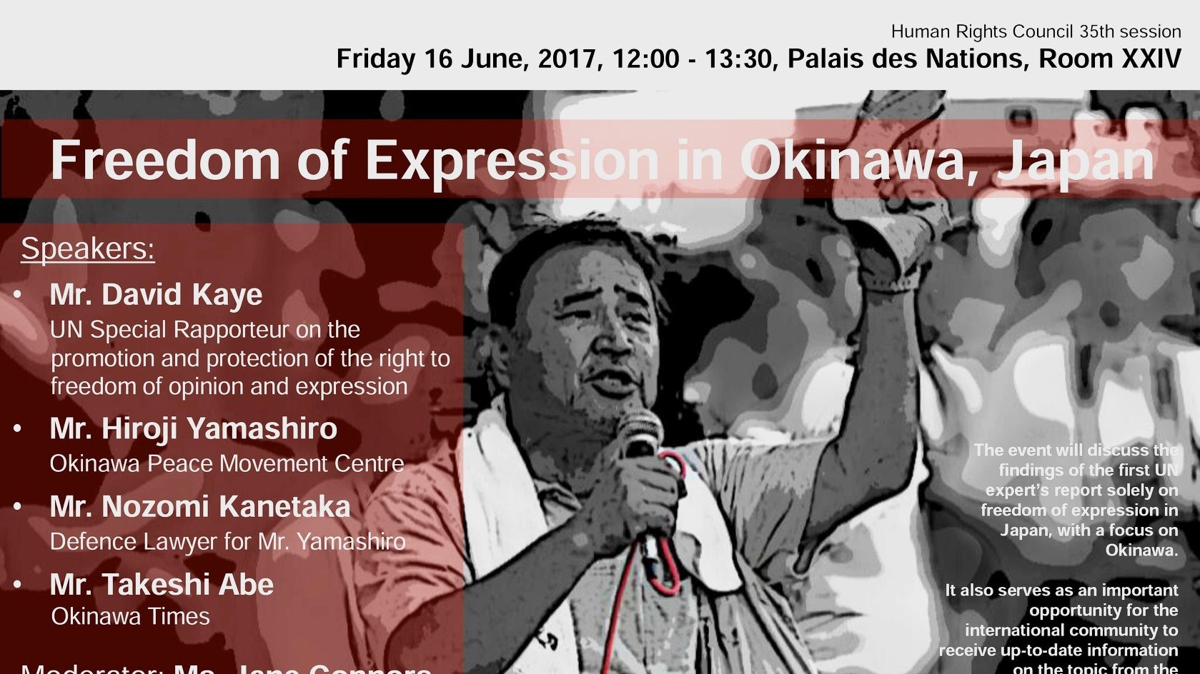 Freedom of expression in Japan - Franciscans International