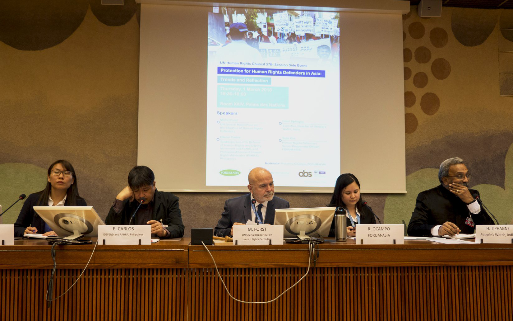 HRC37: Human Rights Defenders - Franciscans International